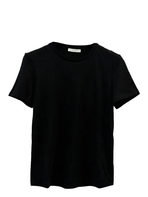 THE ROW Wesler Cotton T-shirt - Black