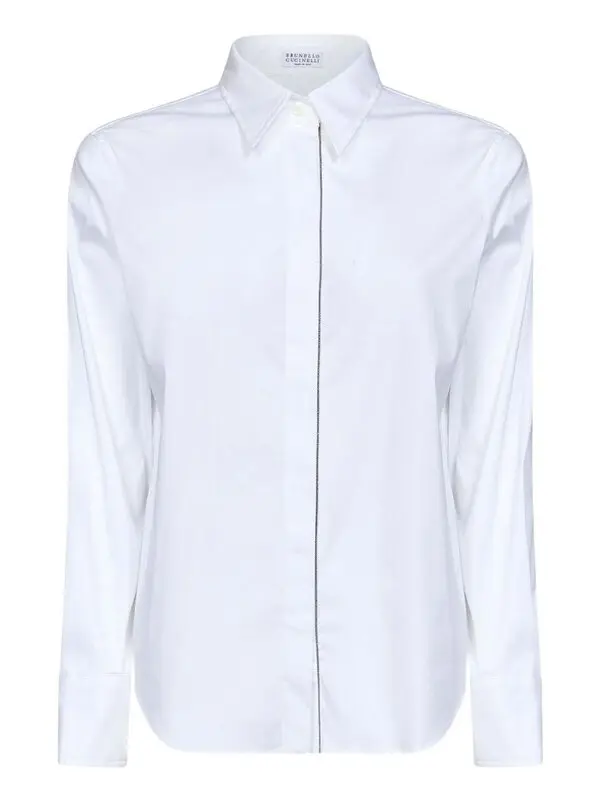Brunello Cucinelli Cotton Shirt - White