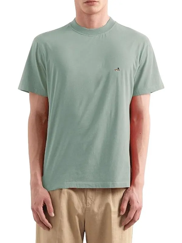 EDMMOND STUDIOS Duck Patch T-shirt - Plain Sage Green