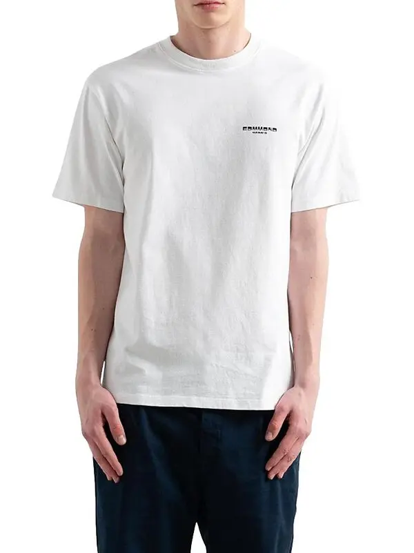 EDMMOND STUDIOS Melomaniac Printed T-shirt - Plain White