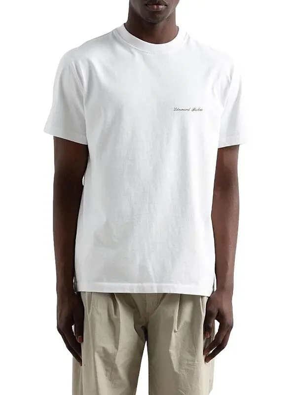 EDMMOND STUDIOS Banquet Hall Print T-shirt - Plain White