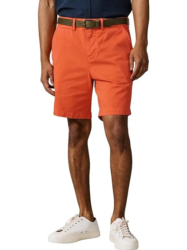 Aubin Stamford Chino Short - Tomato