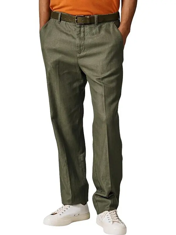 Aubin Axholme Slim Leg Suit Trouser - Khaki