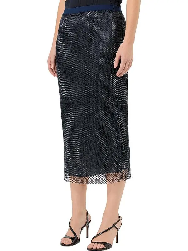 Marina Rinaldi Mrnacinoso Pencil Skirt - Midnight Blue