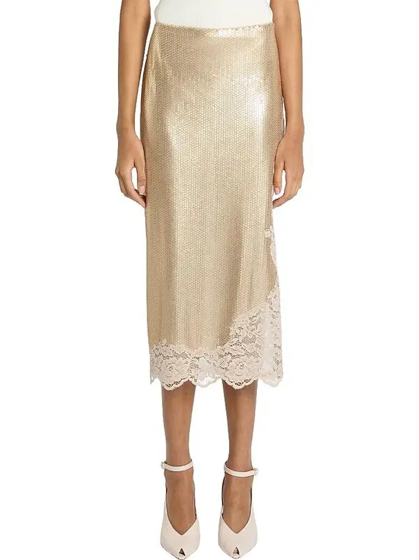 Marella Mllring Slip Skirt - Platinum
