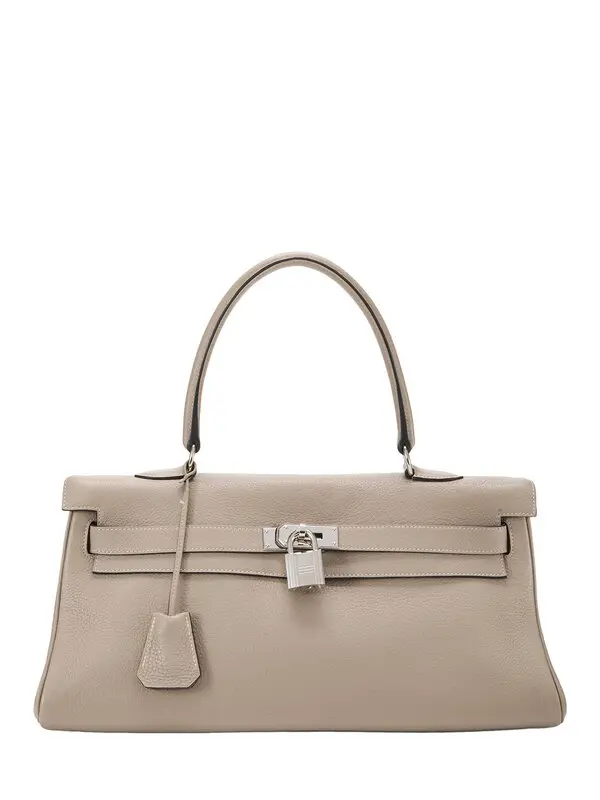 Hermès Clemence Jpg 42 Shoulder Bag - Grey