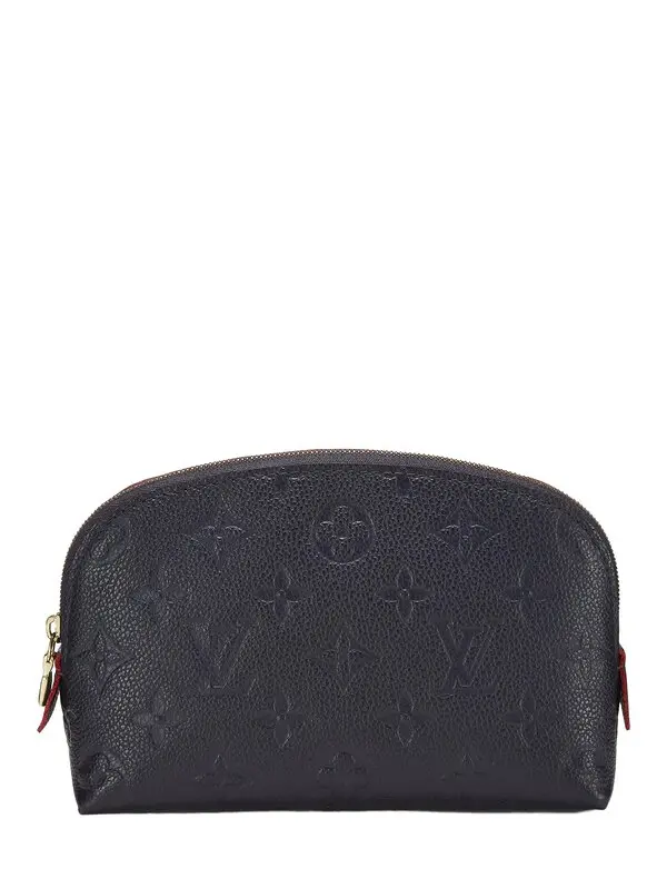 LOUIS VUITTON Bleu Infini Monogram Empreinte Pochette Cosmetique - Navy