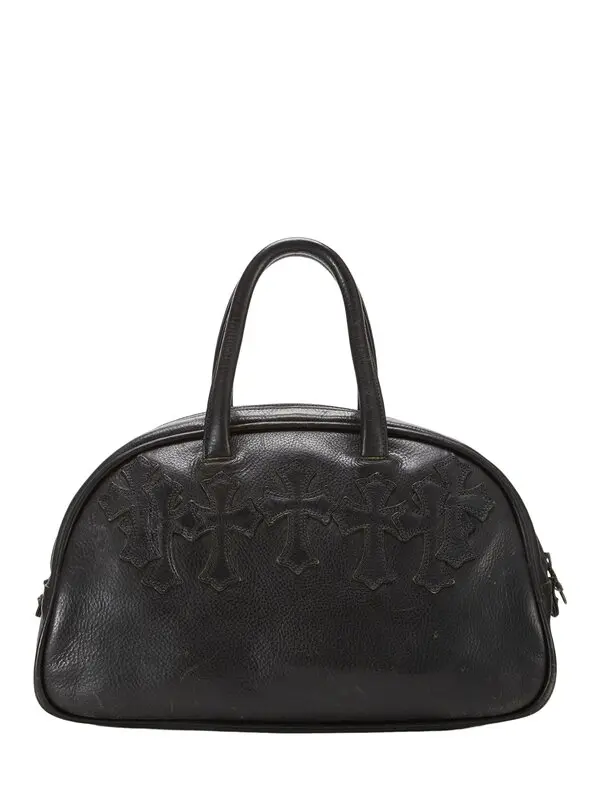 Chrome Hearts Cemetery Cross Bowling Bag - Black