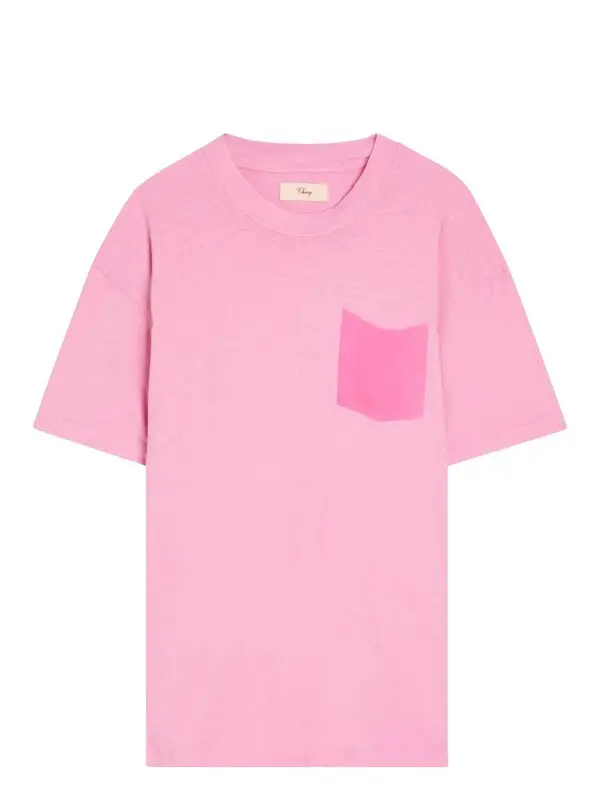 CHERRY LOS ANGELES Cherry Country Printed Cotton T-shirt - Fuchsia