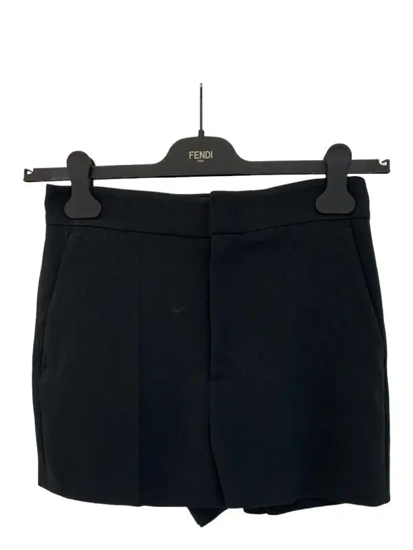 Red Valentino Logo Shorts - Black