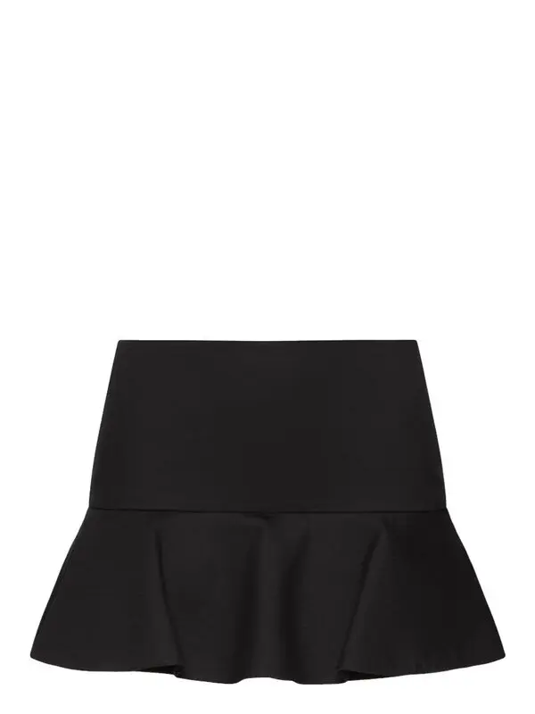 Red Valentino Trumpet Shaped Shorts - Black
