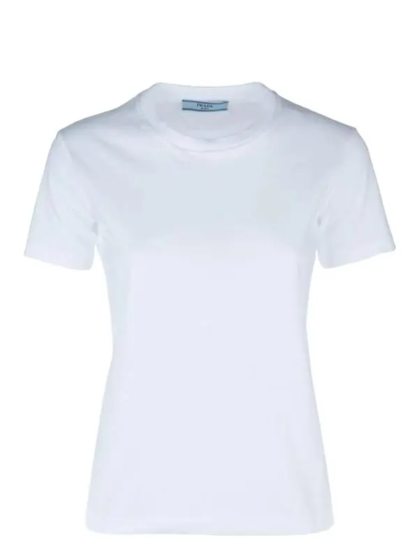 Prada Short-sleeve T-shirt With Logo - White