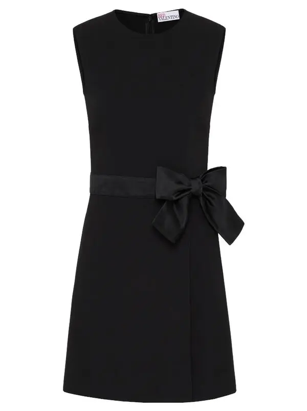 Red Valentino Bow Sleeveless Dress - Black