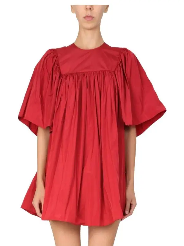 Red Valentino Valentino Short Sleeve Mini Dress - Red