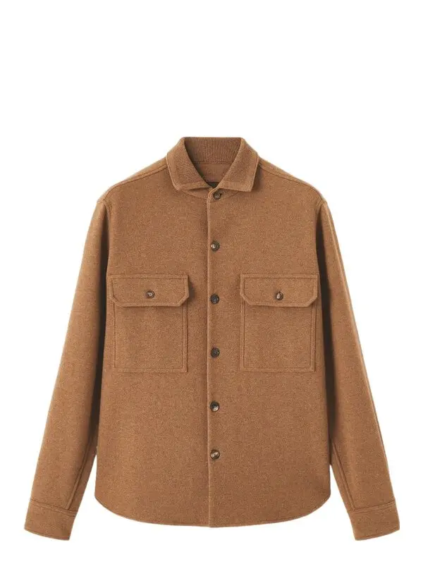 Loro Piana Hazel Overshirt - Walnut Grace