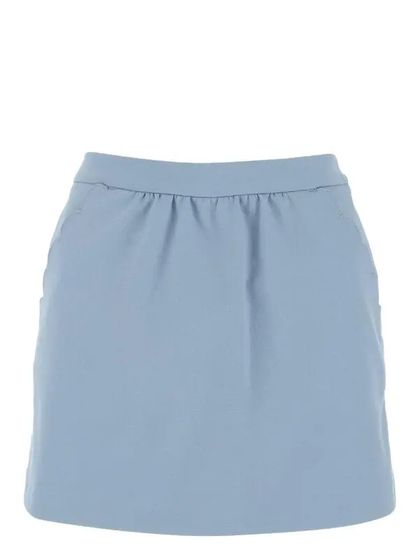 Red Valentino Scallop Edge Skort - Blue