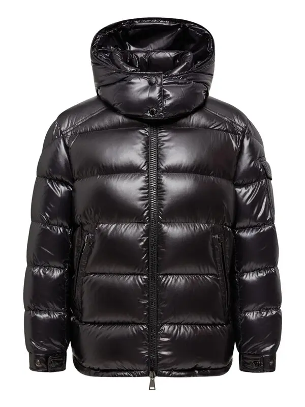 Moncler Hooded Puffer Jacket - Black