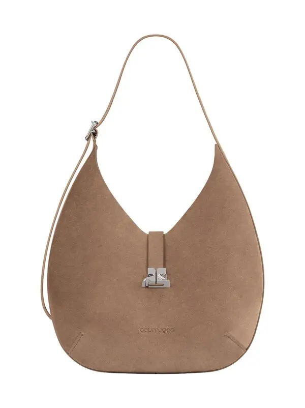 COURREGES Courrèges Small Suede Shoulder Bag - Pastel