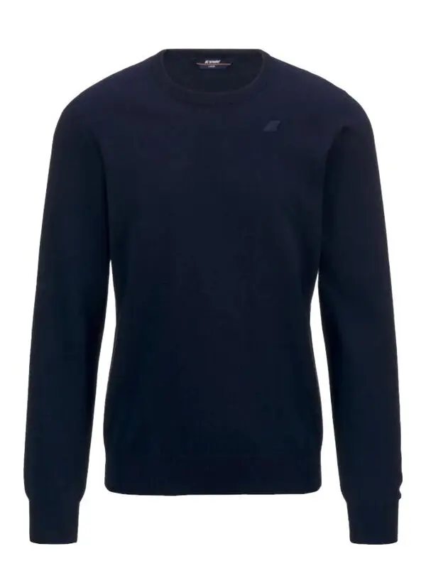 K-WAY Long-sleeved Crewneck Jumper - Blue