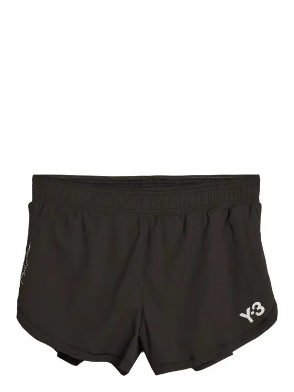 Y3 Running Shorts - Black