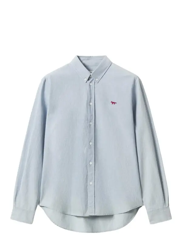 Maison Kitsuné Profile Fox Casual Shirt - Blue