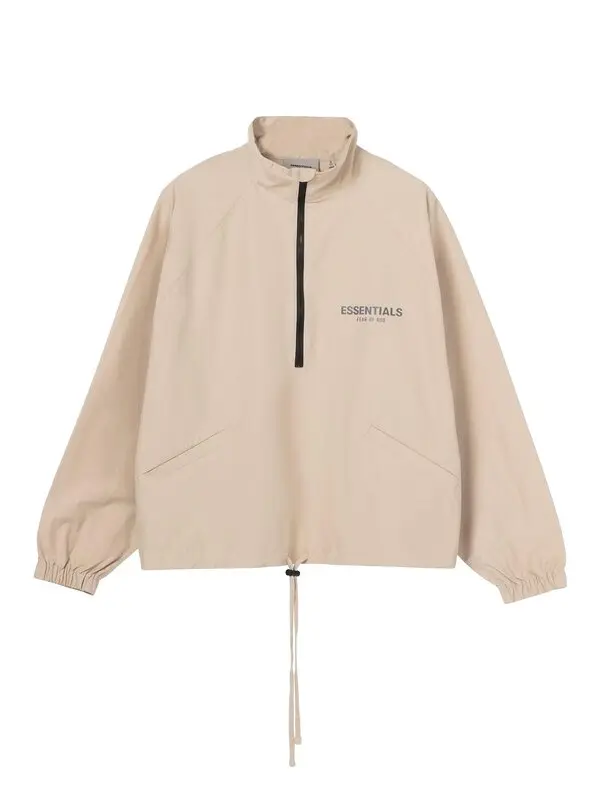 Fear Of God Fw21 Half-zip Track Jacket Beige/linen - None