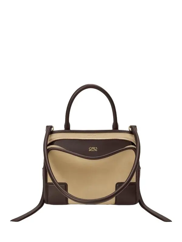 Loewe Small Amazona 180 Bag 'oro Chocolat - Oro/chocolat