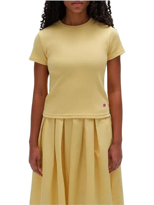 NEW BALANCE Cropped Top - Hay