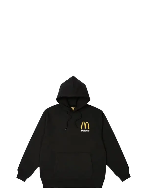 PALACE X Mcdonald's Logo Hoodie - Black