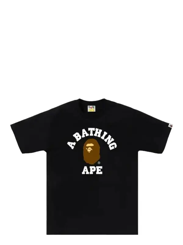 A BATHING APE College T-shirt - Black