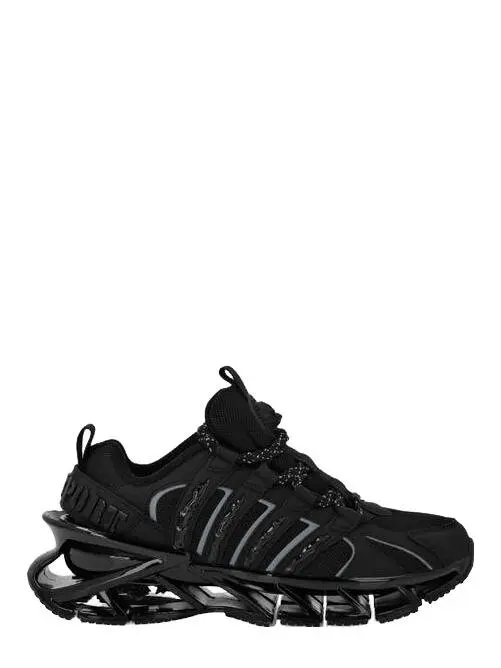 PLEIN SPORT Runner Hi-tech Sneakers - Black/black
