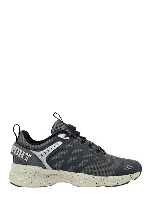 PLEIN SPORT Runner Reflective Scratch Sneakers - Grey/darkgrey