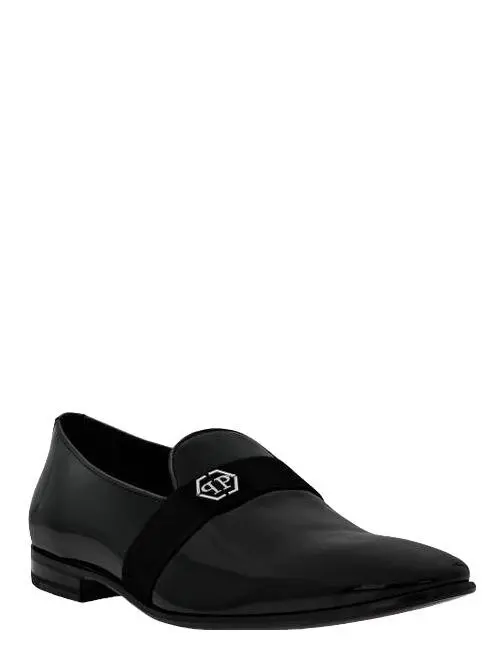 Philipp Plein Patent Leather Loafers - Black