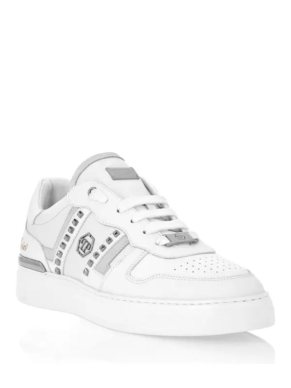 Philipp Plein Studded Low-top Sneakers - White