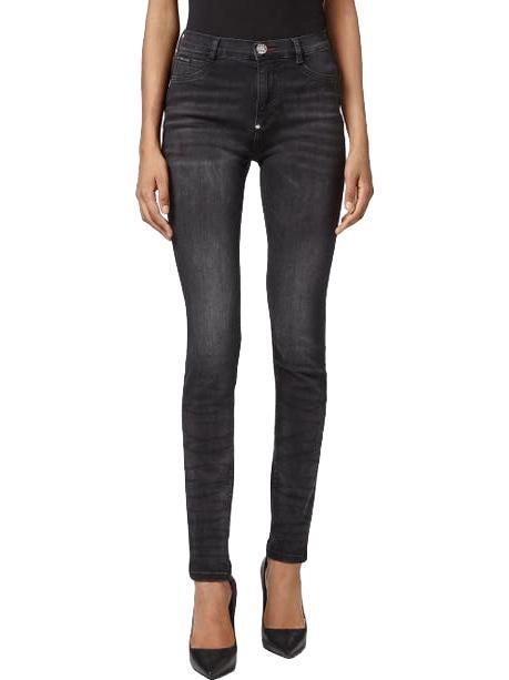 Philipp Plein High-waist Slim Fit Jeggings - Tempestgrey