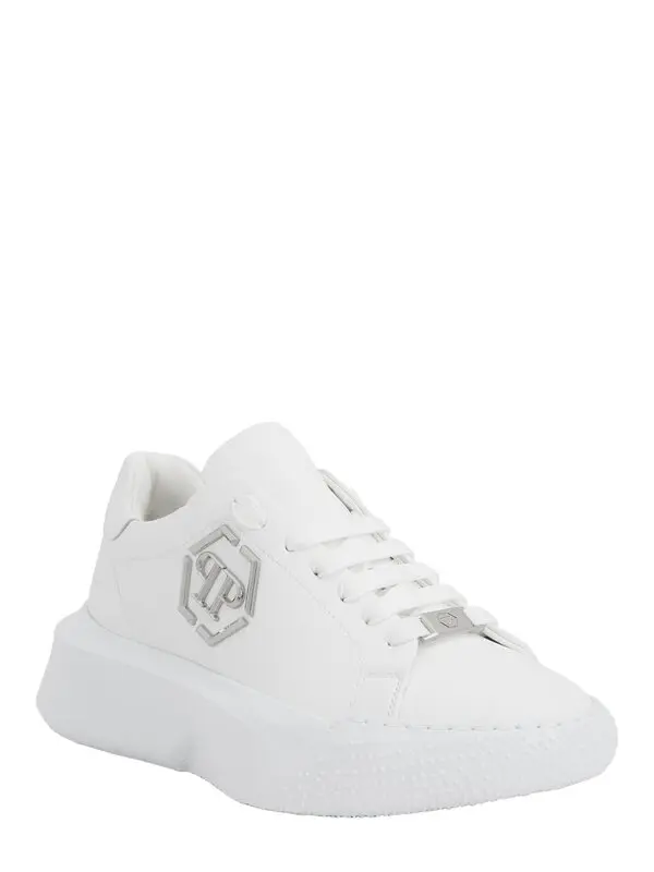 Philipp Plein Godzilla Runner Hexagon Sneakers - White