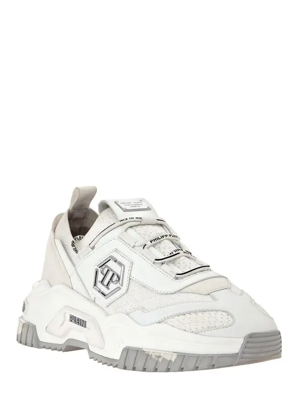 Philipp Plein Predator Performance Runner Sneakers - White