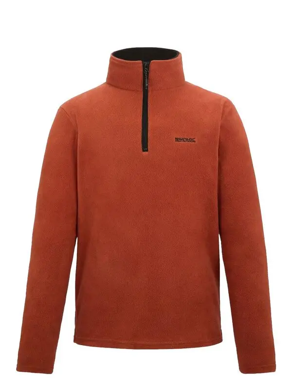 REGATTA Thompson Half Zip Fleece Top - Brick