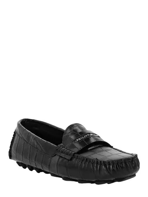 Philipp Plein Moccasins Driver Cocco - Black