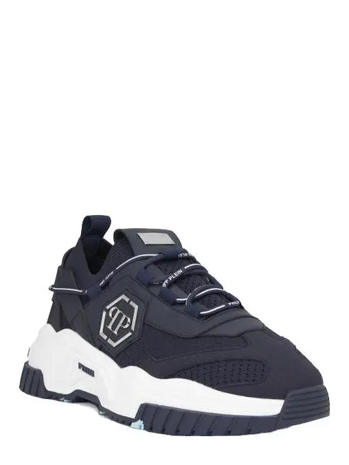 Philipp Plein Predator Hexagon Runners - Navy