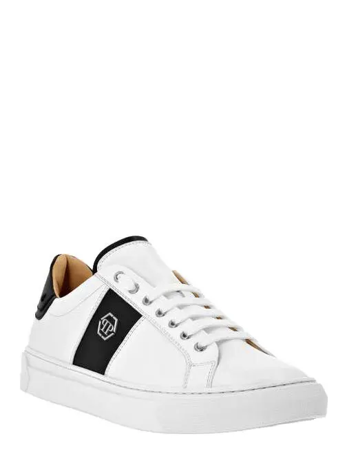 Philipp Plein Hexagon Performance Lo-top Sneakers - White/black