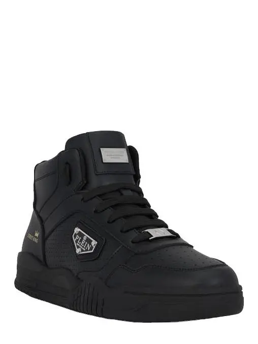 Philipp Plein Mid-top Sneakers - Black/black