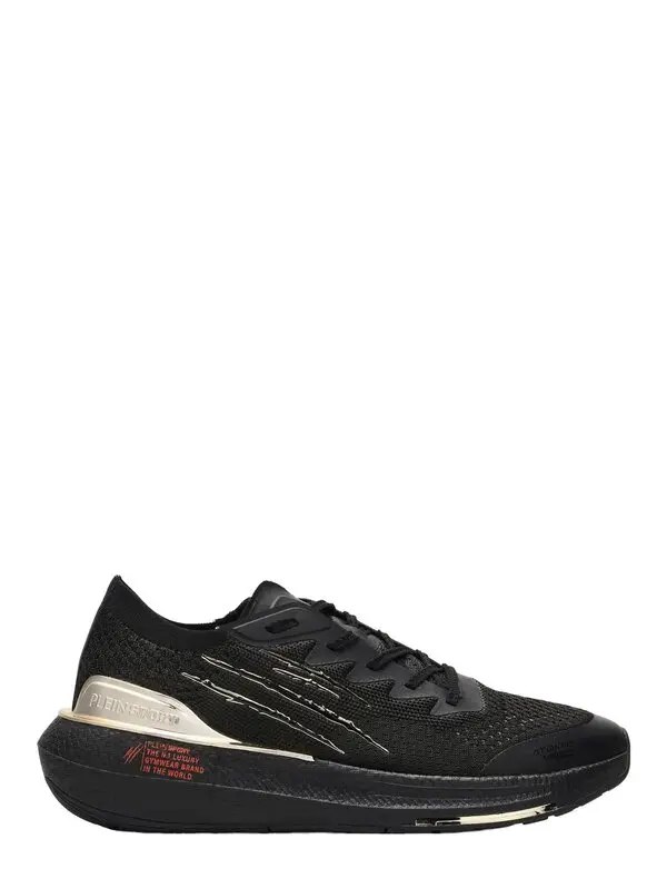 PLEIN SPORT Atomic Speed Gen.x.05 Lace-up Sneakers - Black/lightgold