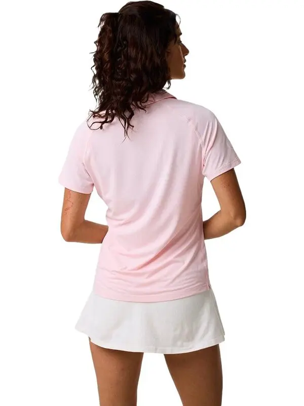 BACKCOUNTRY Tahoe Sun Performance Polo Shirt - Barely Pink