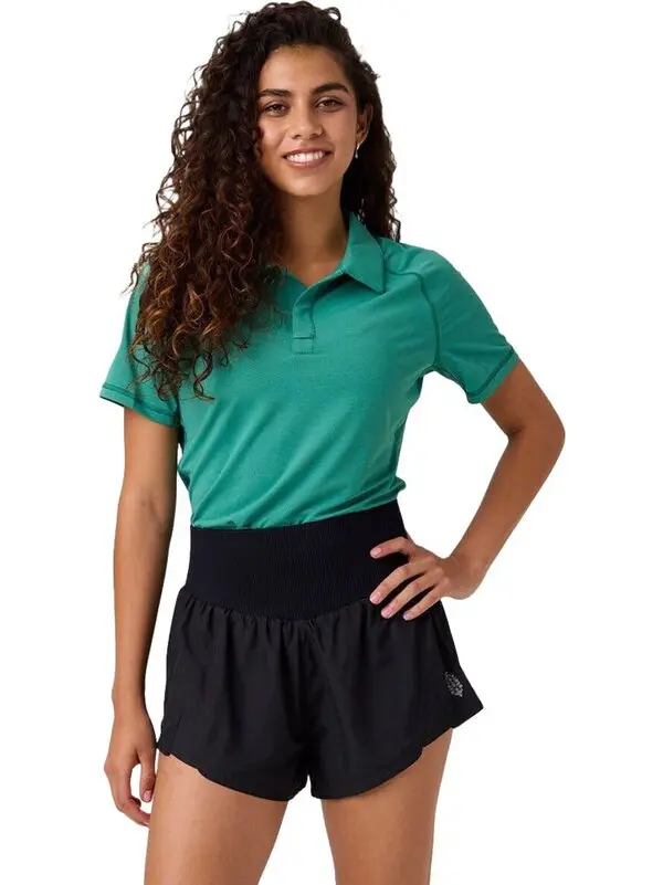 BACKCOUNTRY Tahoe Sun Performance Polo Shirt - Gearhead Green