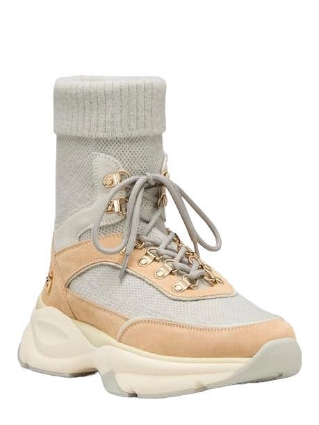 STUART WEITZMAN High-top Hiker Sneakers - Adobe/cobblestone