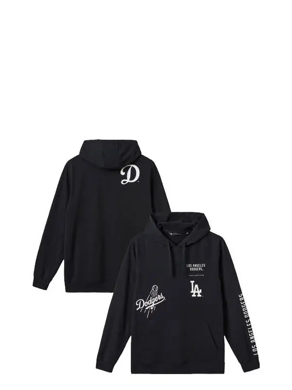 Travis Mathew Los Angeles Dodgers Foul Proof Tri-blend Hoodie - Black