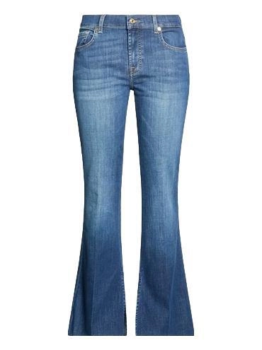7 For All Mankind Jeans Size Cotton, Polyester, Lyocell, Elastane - Blue
