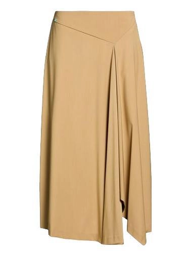 MANILA GRACE Midi Skirt - Beige