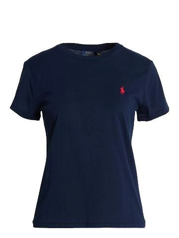 Polo Ralph Lauren Cotton Jersey Crewneck T-shirt With Embroidered Logo - Navy